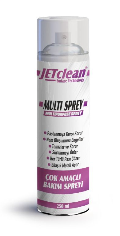 JETclean ÇOK AMAÇLI BAKIM SPREYİ 250 ml